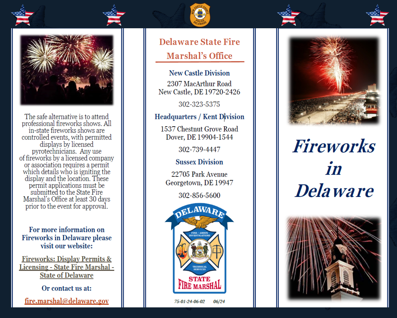 🎆 July 4th Fireworks Safety Reminder 🎆 – New Castle County Police News