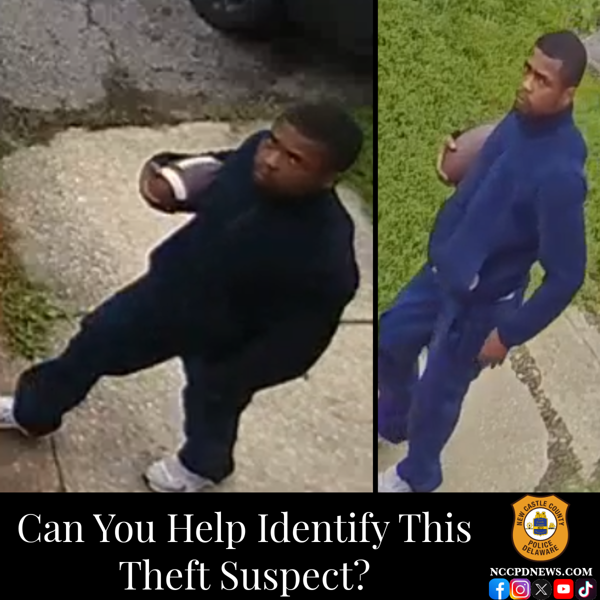 CAN YOU HELP IDENTIFY THIS THEFT SUSPECT? – New Castle County Police ...