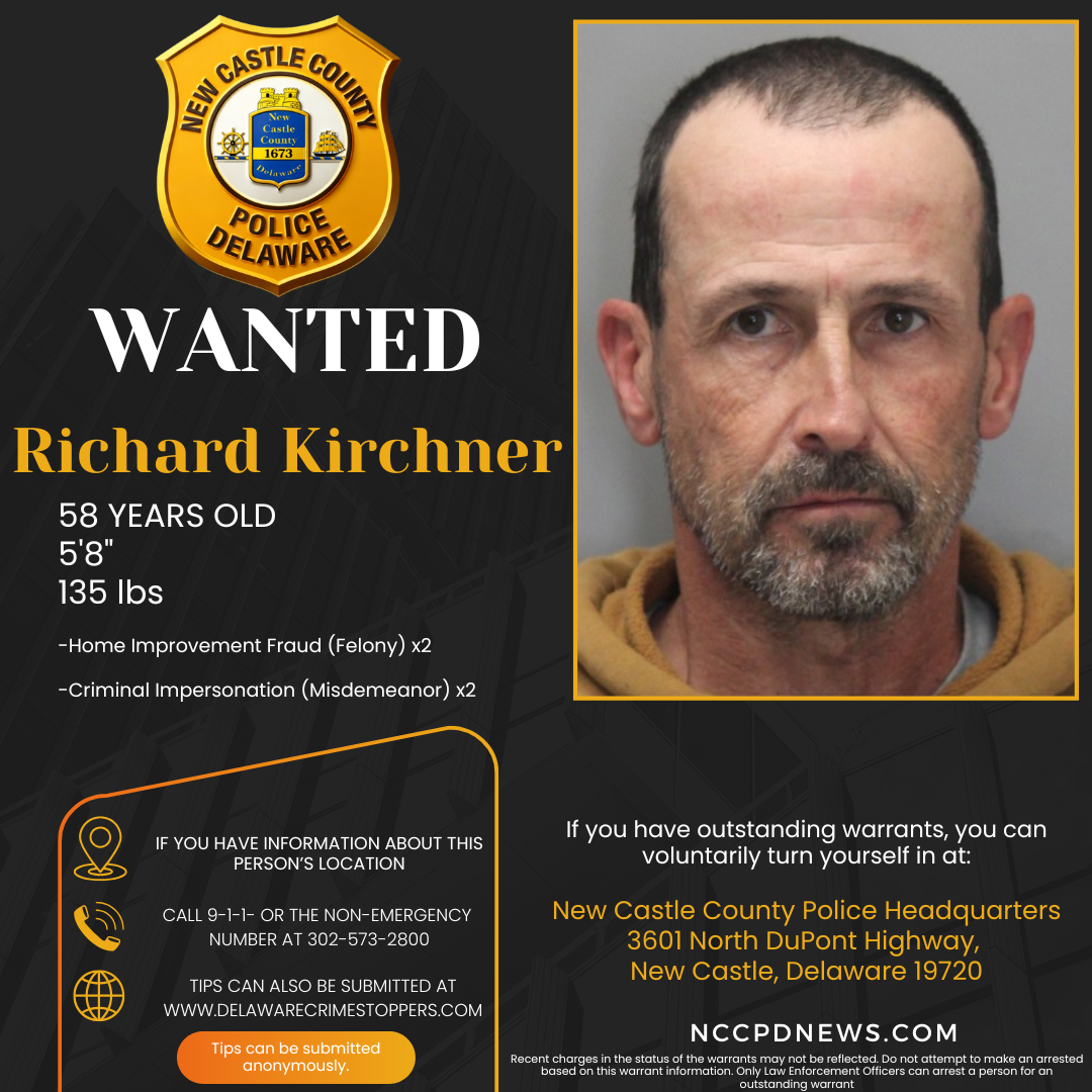 HOME IMPROVEMENT FRAUD SUSPECT WANTED – New Castle County Police News